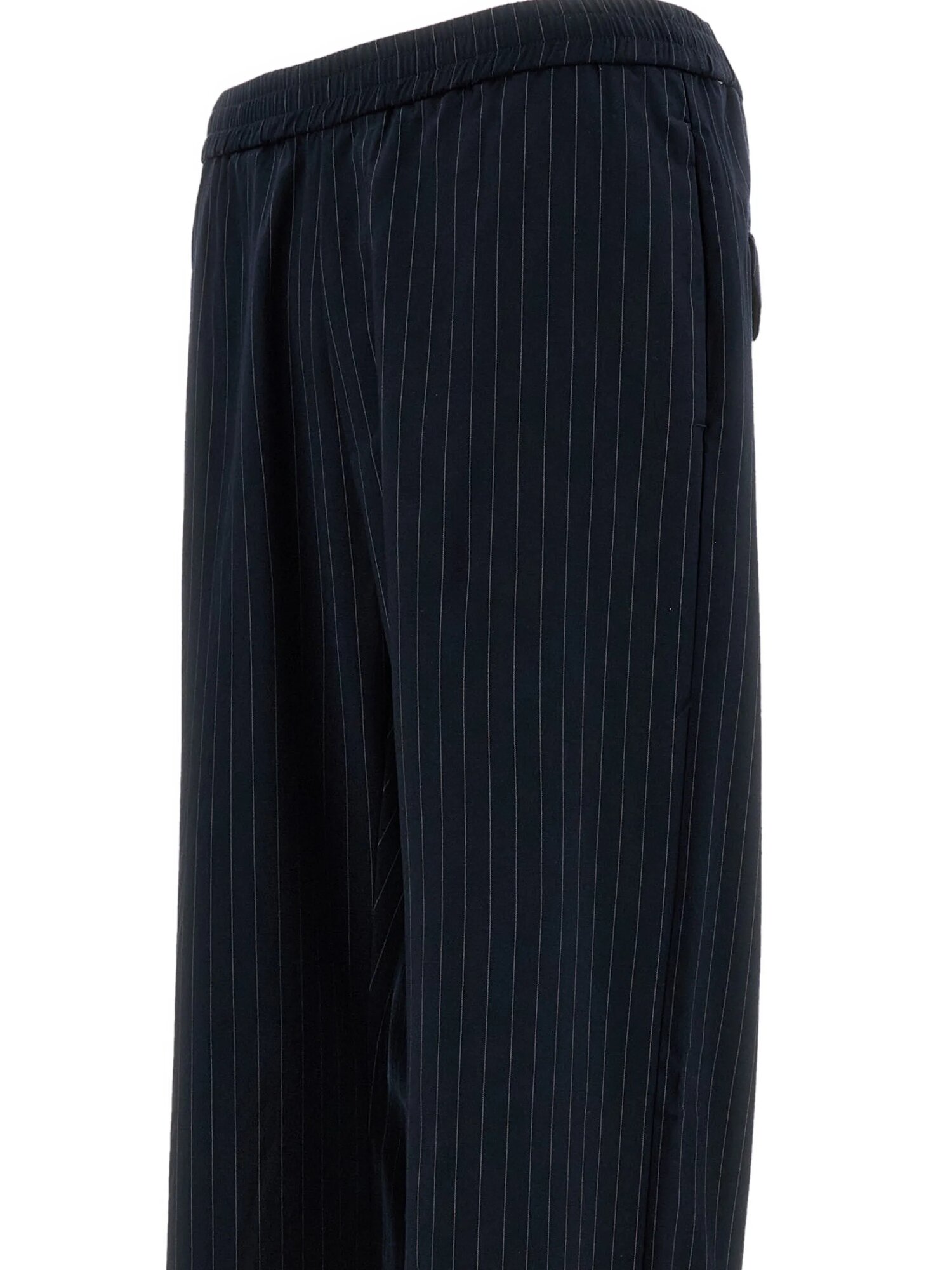 Брюки Barena Pinstriped elasticated trousers, размер 46, синий — фото 1