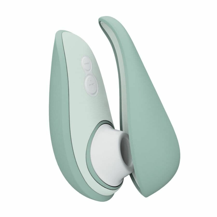 Клиторальный стимулятор Womanizer Liberty 2, компактный, серо-зеленый