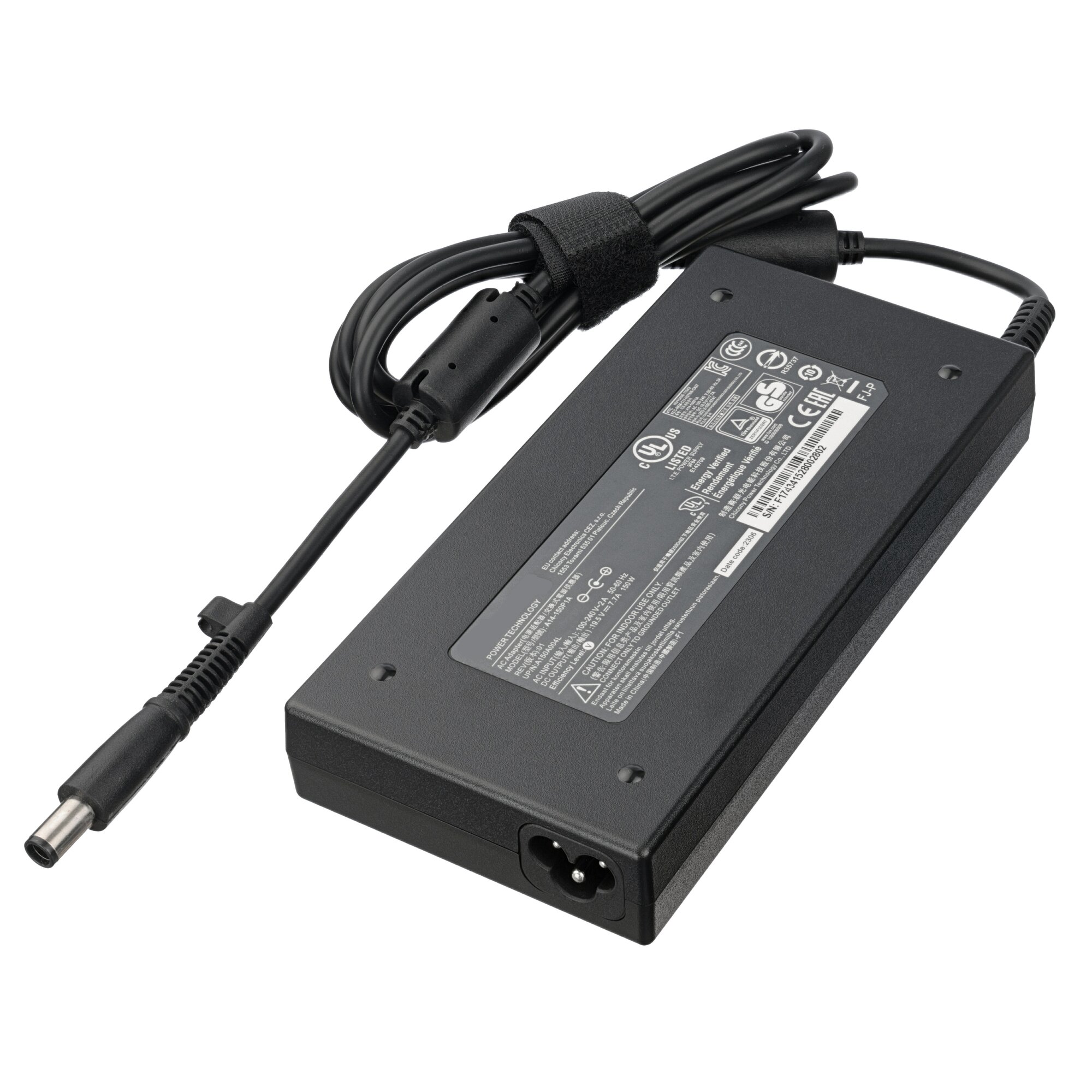 Блок питания для MSI 7.4x5.0мм, 150W (19.5V, 7.7A), черного цвета