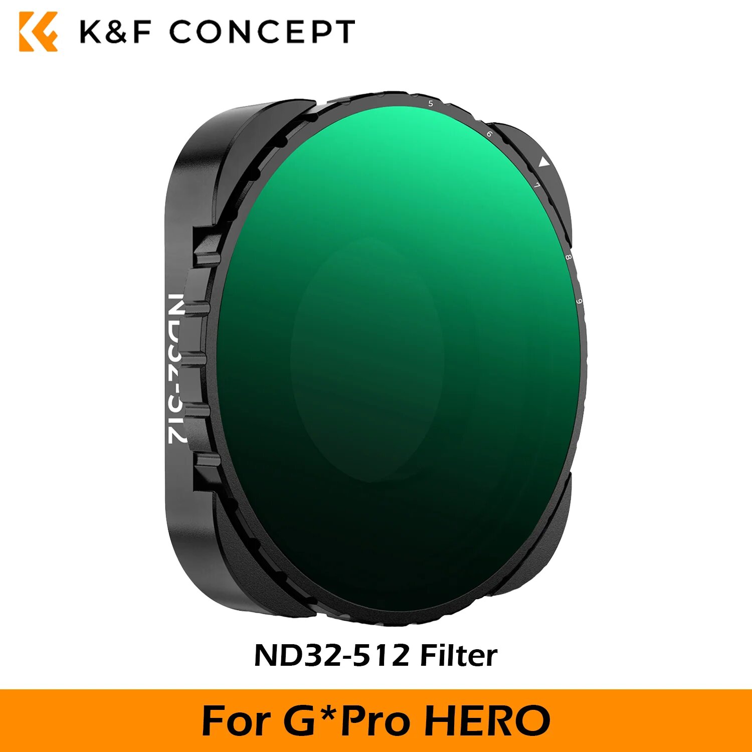 K&F CONCEPT Фильтры CPL UV ND для GoPro Hero 13 12 11 ND32-512 Filter