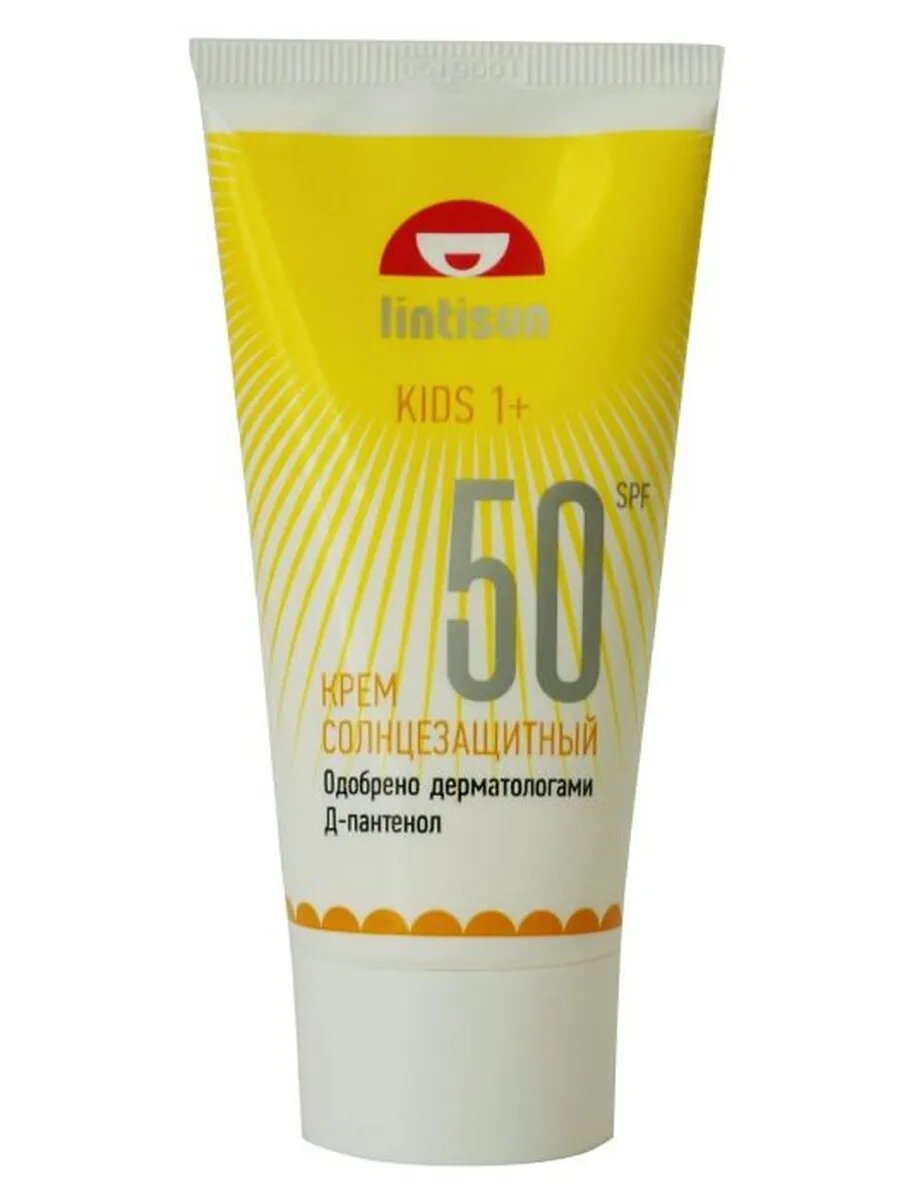 Lintisun Крем солнцезащитный детский SPF50, крем для тела, 5