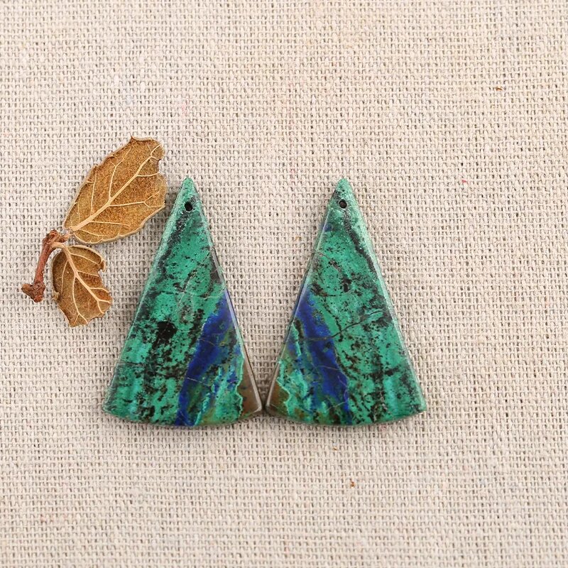 B&F Chrysocolla Серьги-бусины для ювелирных изделий