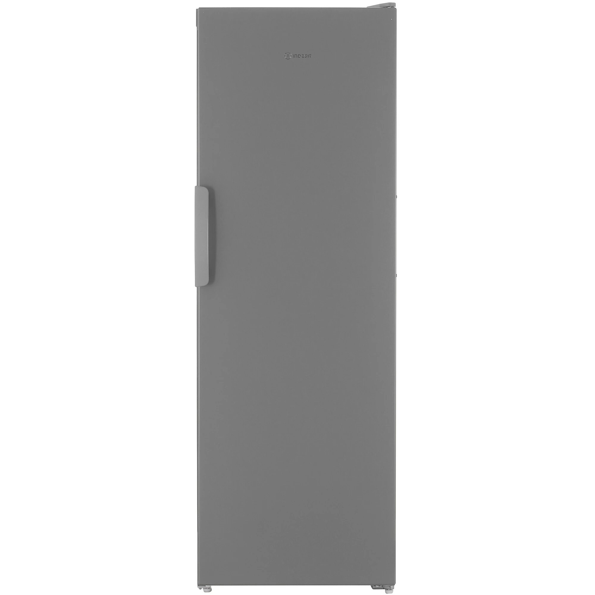 Морозильник INDESIT DFZ 5175 G серебро (No Frost), перенавешиваемые двери