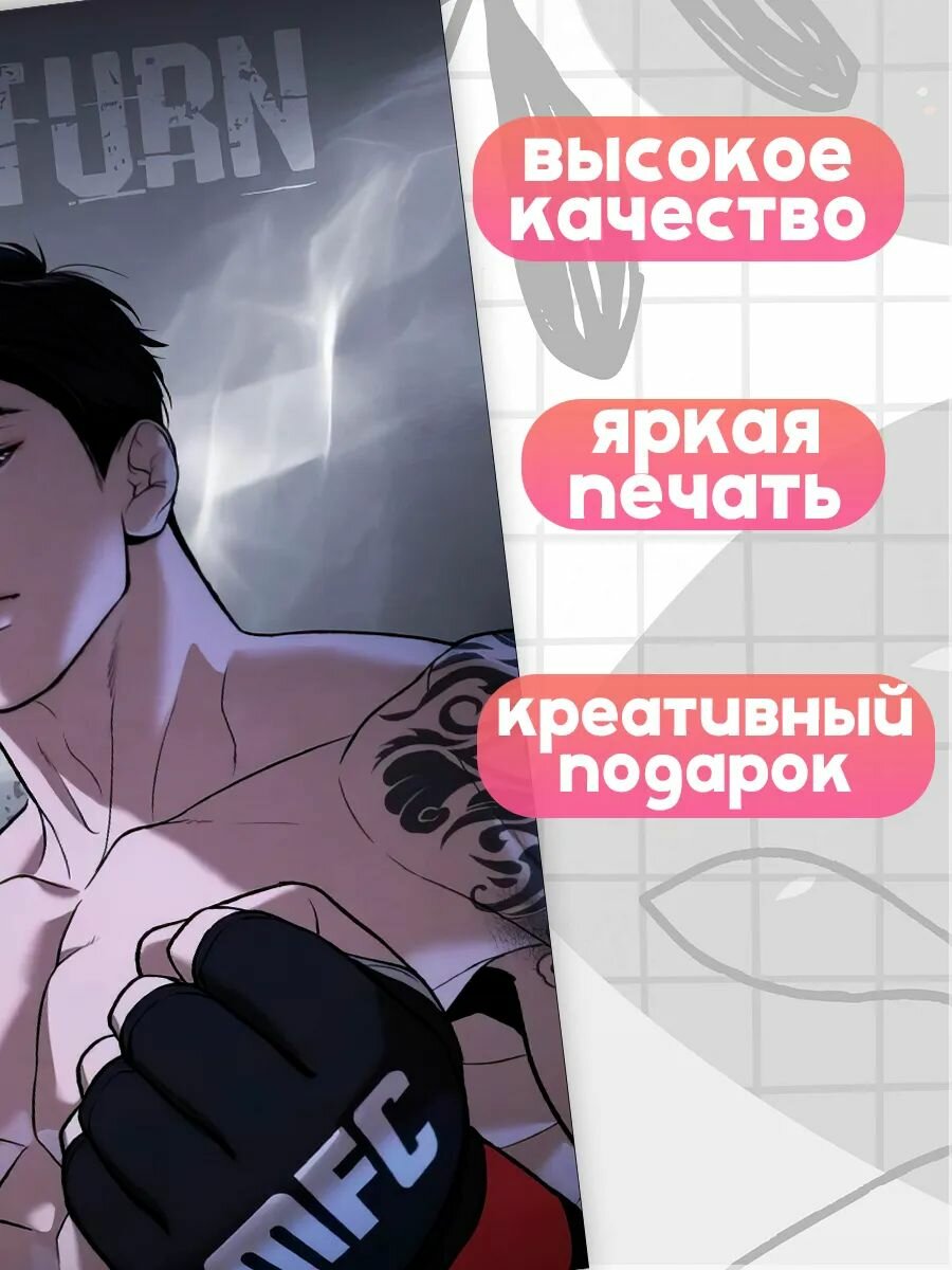 Постер на стену Джинкс манхва, , плакат 1шт, А3 размер. — фото 1