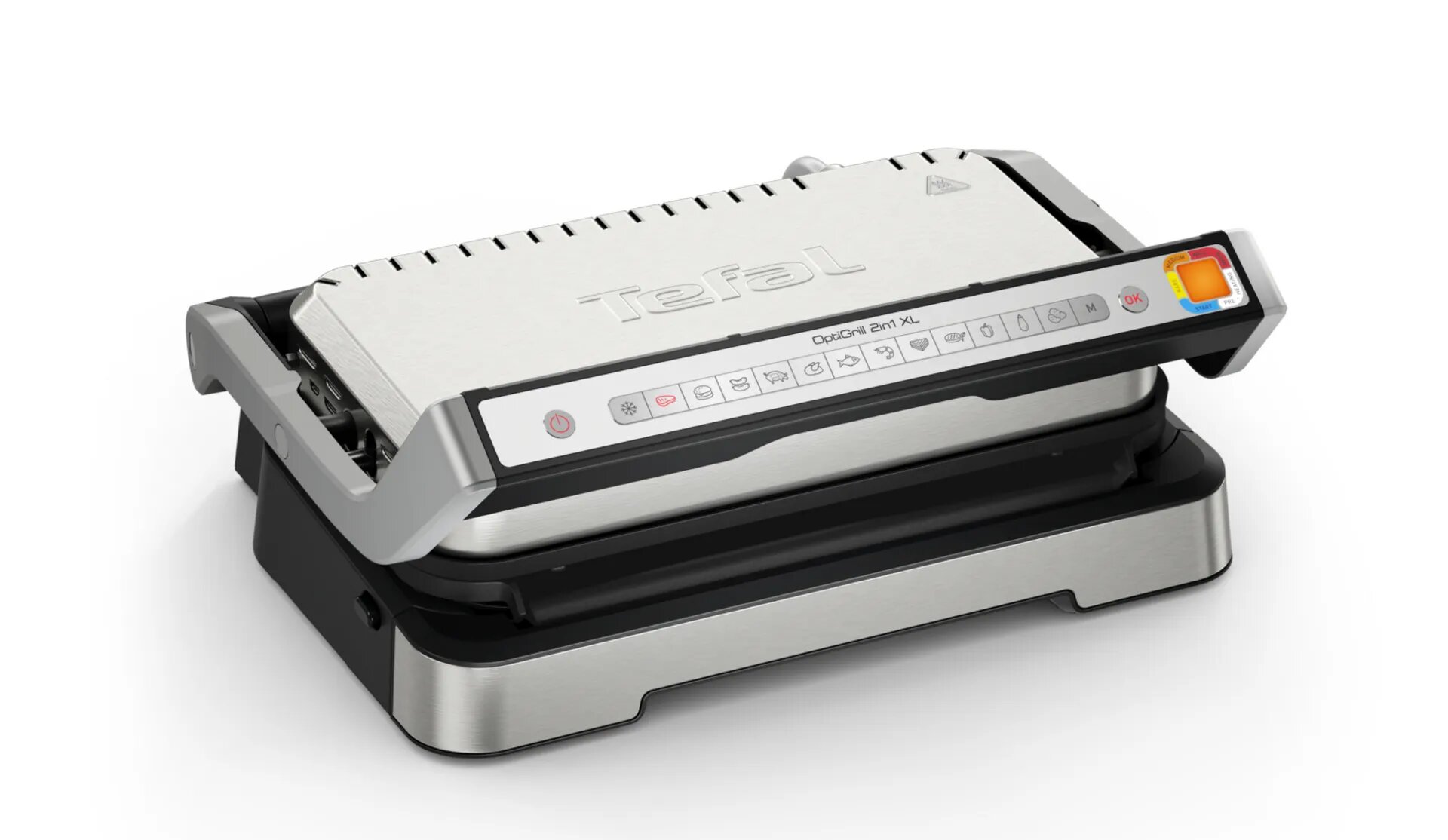 Гриль Tefal OptiGrillXL серебристый (GC782D30) Мощность 2200Вт