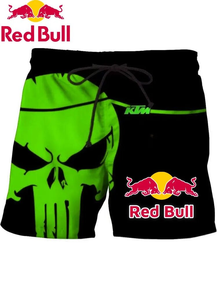 Мотозащита Red Bull XXL зеленый шорты для мотоцикла летние текстиль