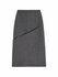Юбка Jil Sander Twill pencil skirt, размер 38, серый