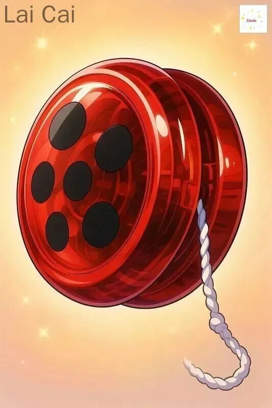 Йо-йо "Пятнышки", световой /леди баг / аксессуар леди баг