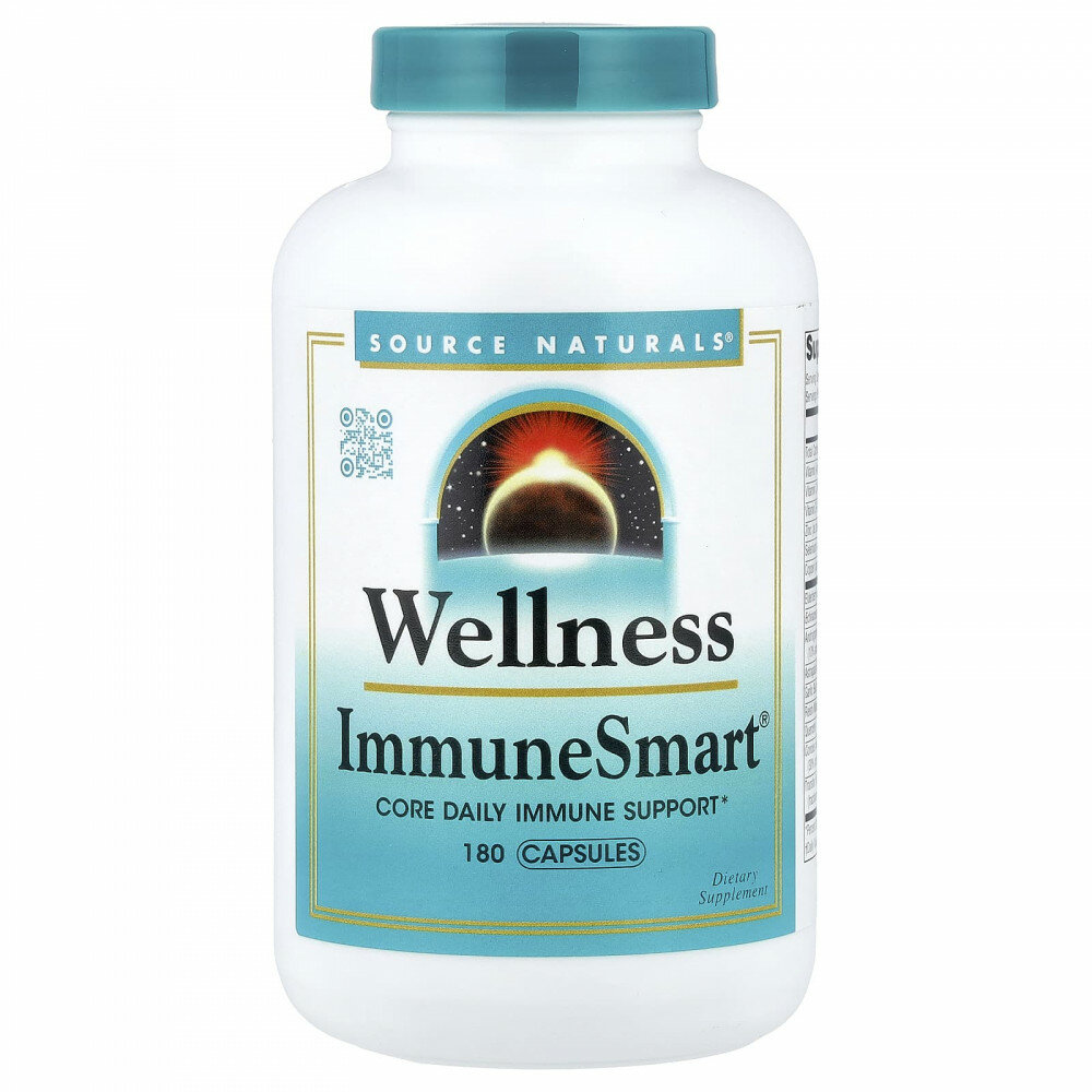 Source Naturals, Wellness, ImmuneSmart®, 180 капсул