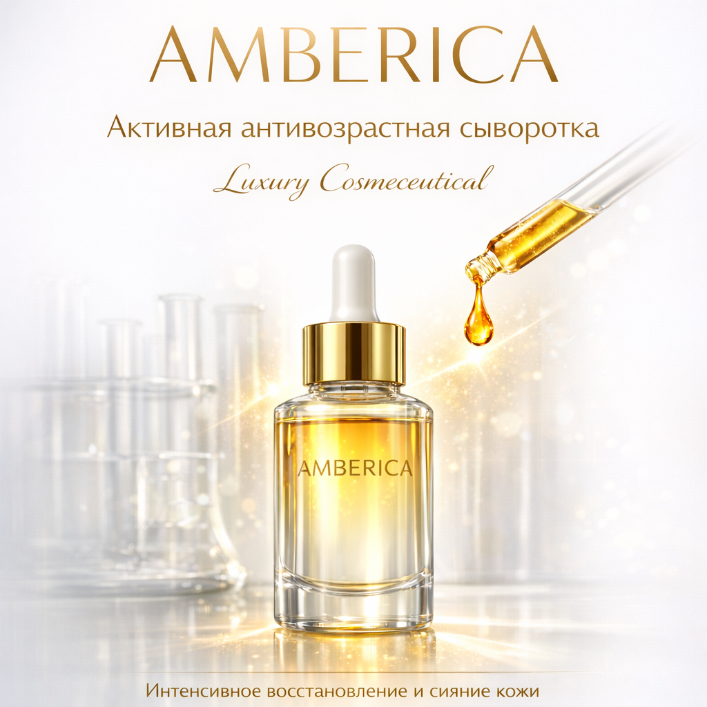 Сыворотка Amberica "Тотальное омоложение", для всех типов кожи