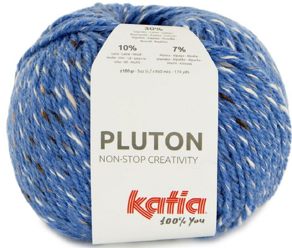 Пряжа для вязания Katia 1311.76 Pluton, 100г 160м