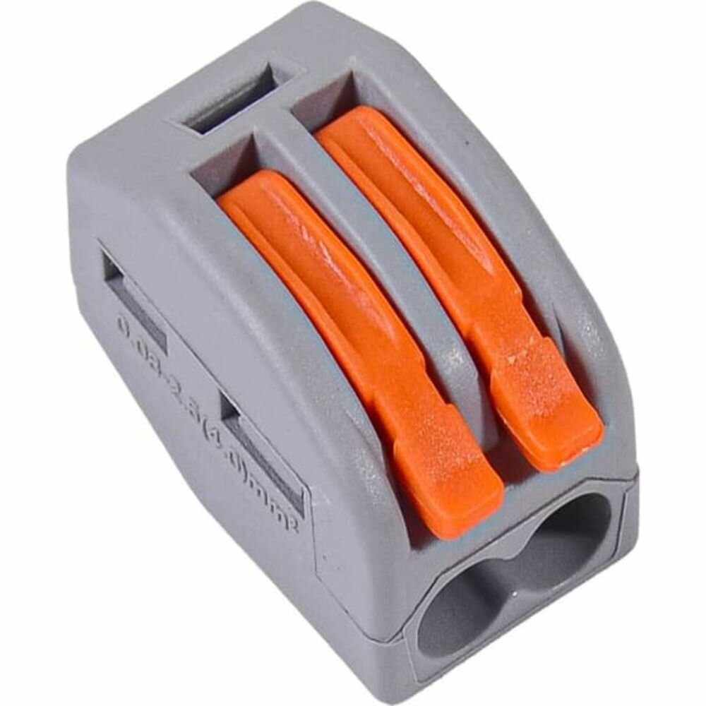 Клемма СМК 222-412 PCT-212 2-проводная с рычагом (20шт)