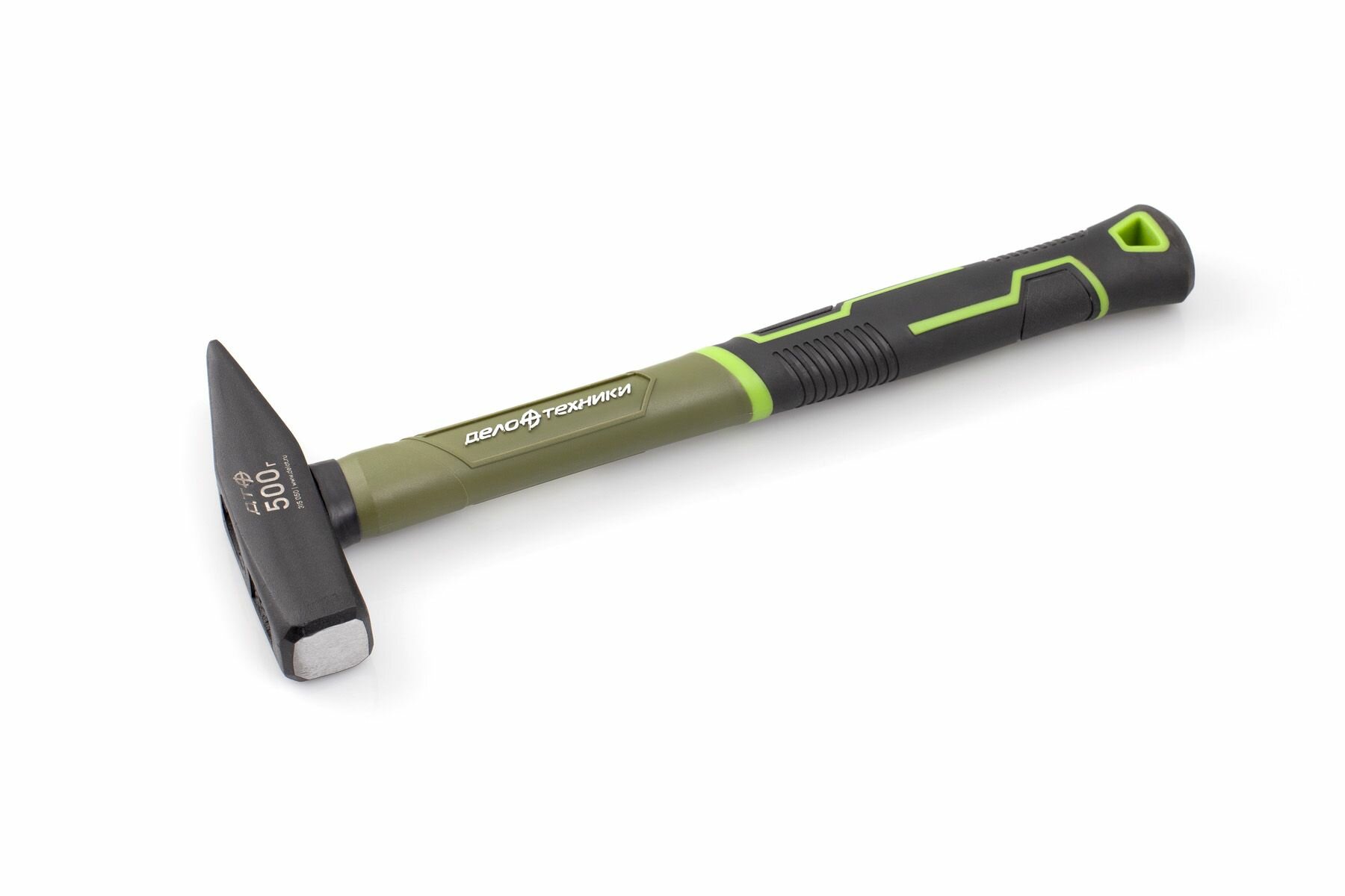Молоток с фибергласовой рукояткой 500г (330мм), 315050. Дело Техники