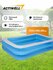 Бассейн ACTIWELL AQUA надувной 200х146х48см прочный ПВХ устойчив к ультрафиолету