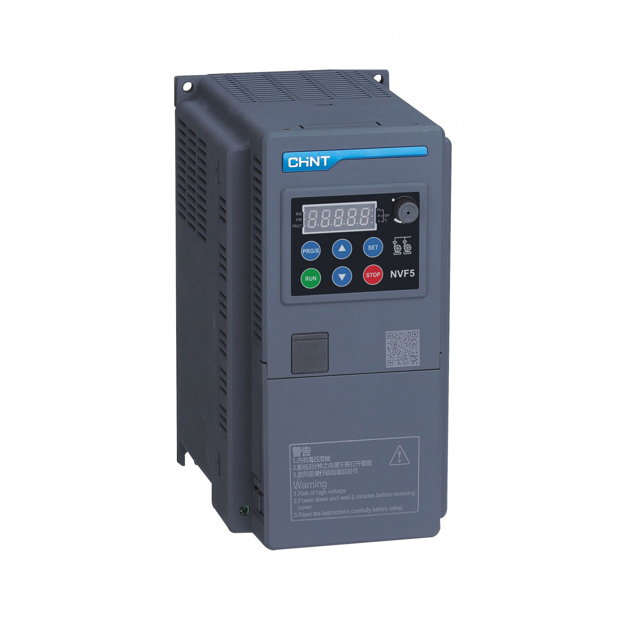 201998 Преобразователь частоты NVF5-3.7/TS4-B 3.7кВт, 380В 3Ф , общий тип (CHINT)