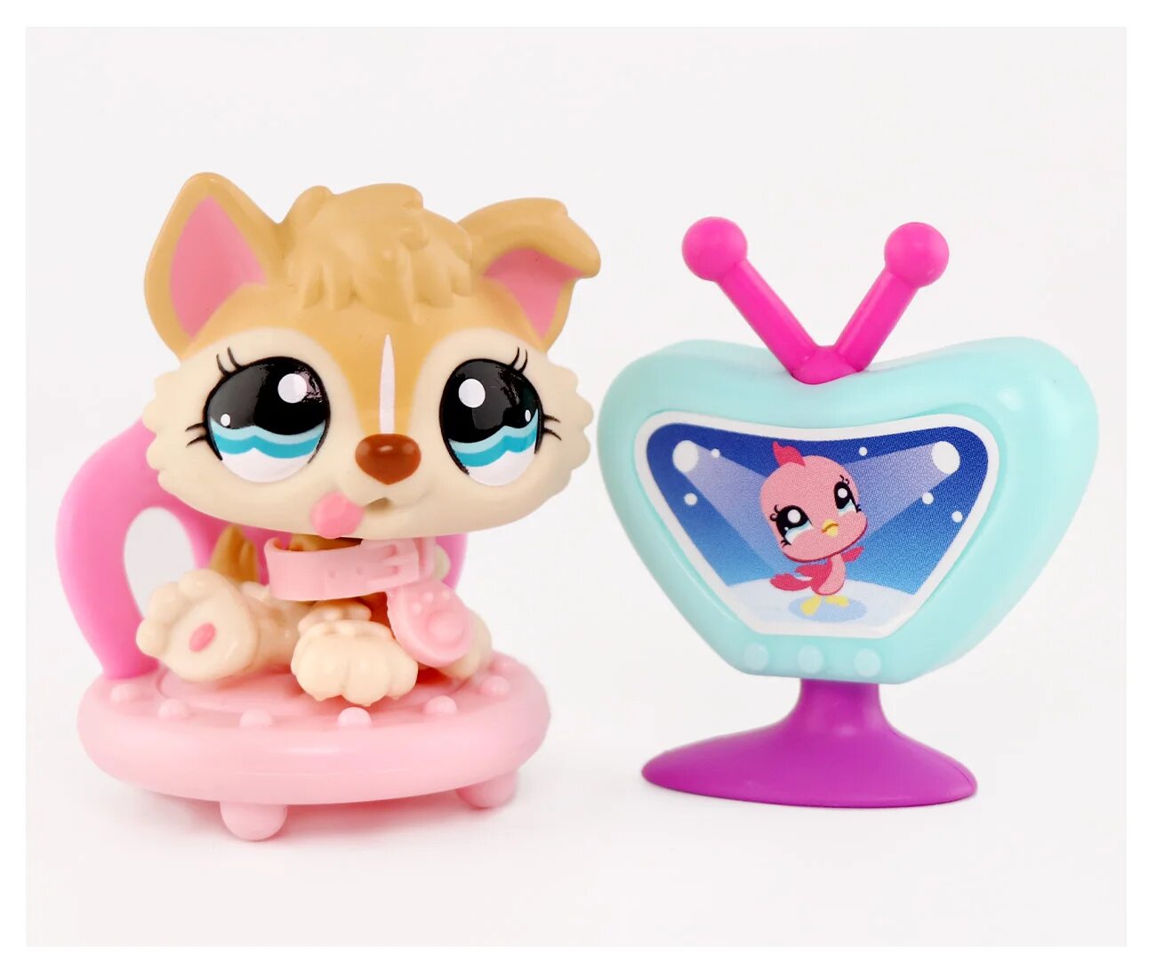 LPS Mini Pet Shop Bobble Head виниловая кукла Husky Puppy