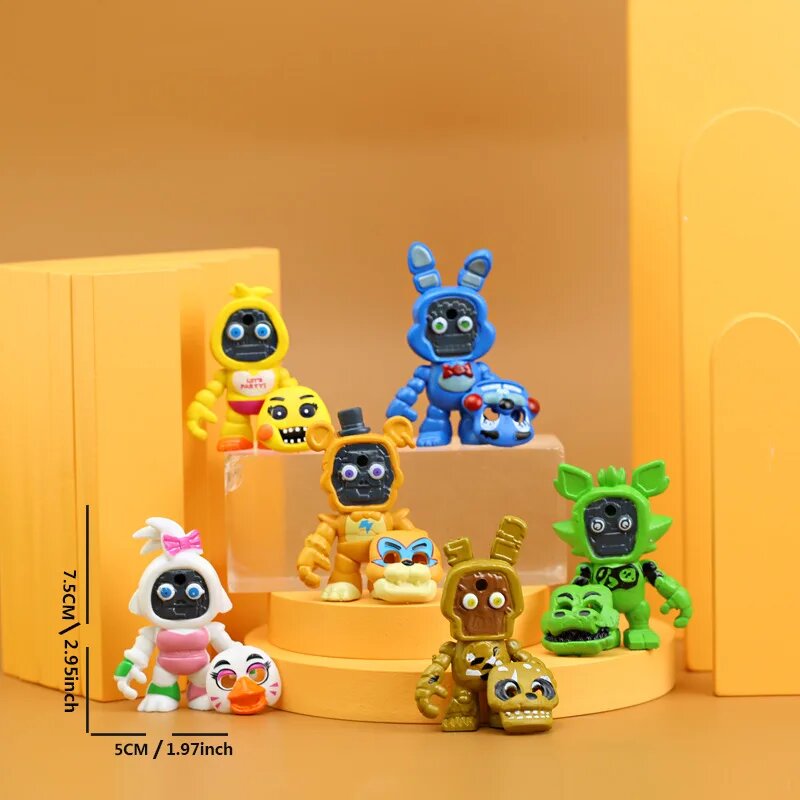Набор Funko POP! FNAF: Фредди с меняющимся лицом (6 шт.)
