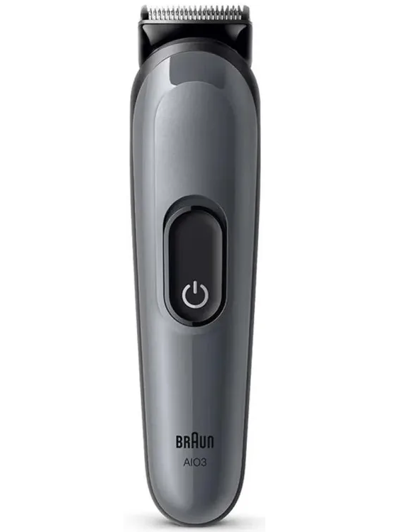 AIO3500 / Триммер Braun AIO3500 серый (насадок в компл:3шт)