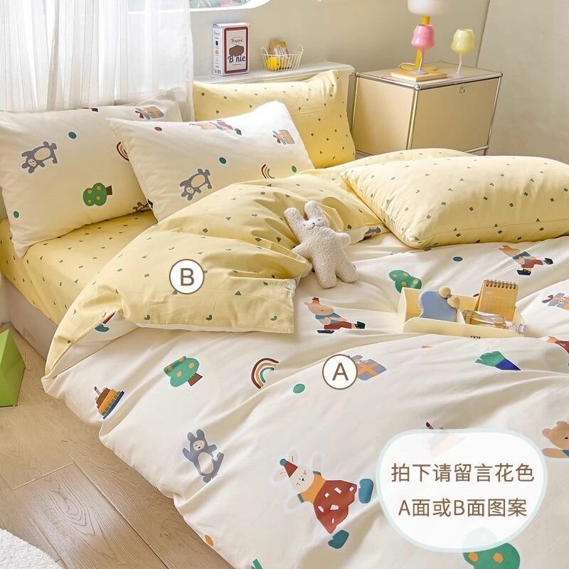 Детская простыня на резинке на заказ, цельный чехол для матраса из чистого хлопка, чехол для матраса для детского сада, татами, матрас для детской кроватки.