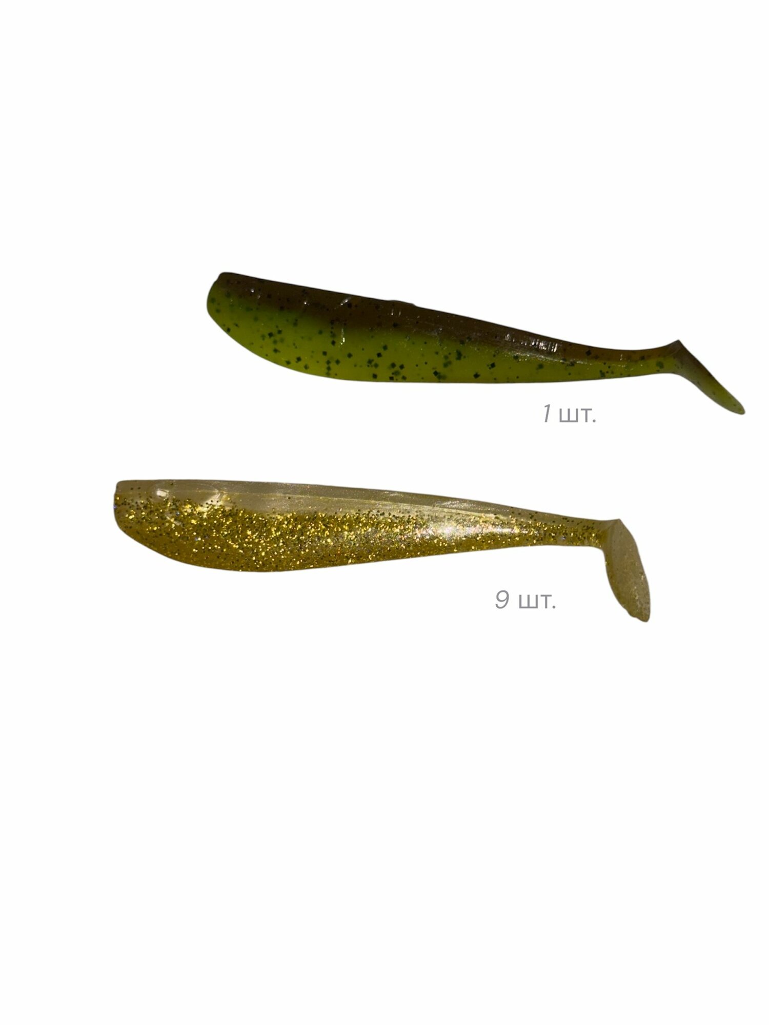 Виброхвост манс Q-PADDLER Mann's / Quantum набор 10 шт