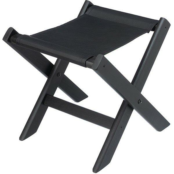 Подставка для сумок экокожа, бук, 35✕31✕31,5 см, черный (PPwood)