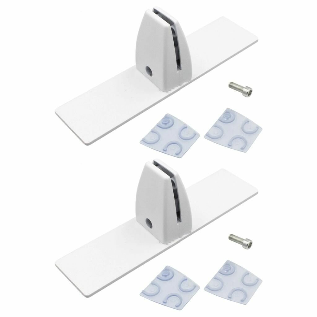 Крепёжные зажимы для экрана камина, Белый