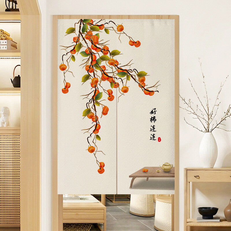 Новая китайская штора в стиле 2025 с иероглифом «Фу», водонепроницаемая и устойчивая к пятнам, для спальни, прихожей и гостиной.