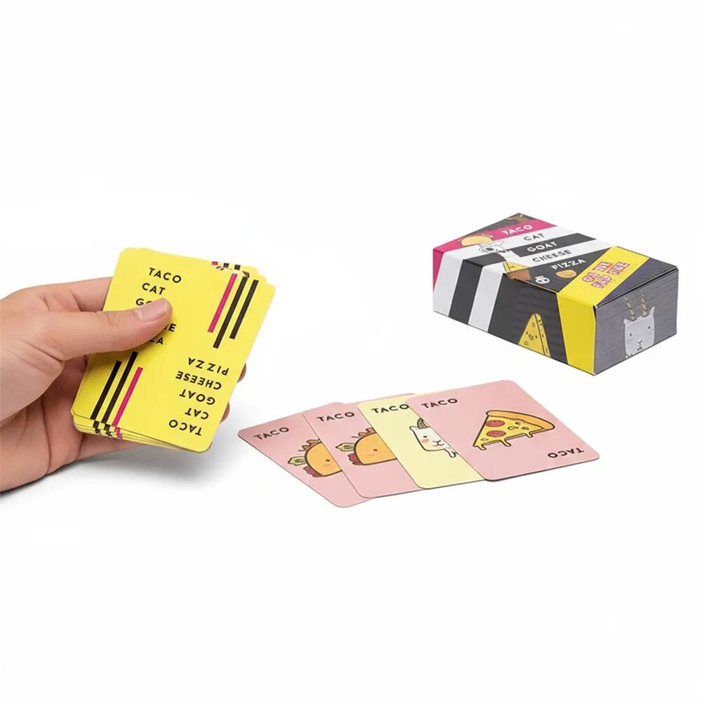 Настольная игра Taco Cat Goat Cheese Pizza с дополнением Перевёрнутая пицца