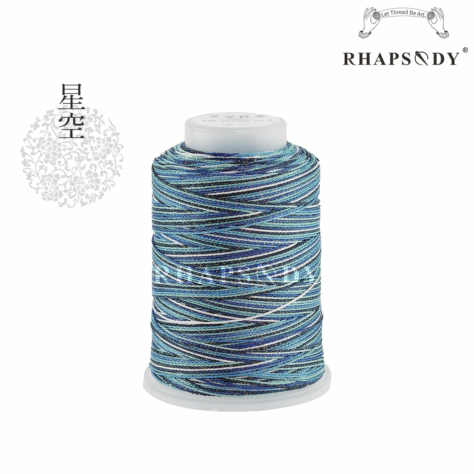 Рhapsody Звездная нить металлизированная, Stars, 260 м