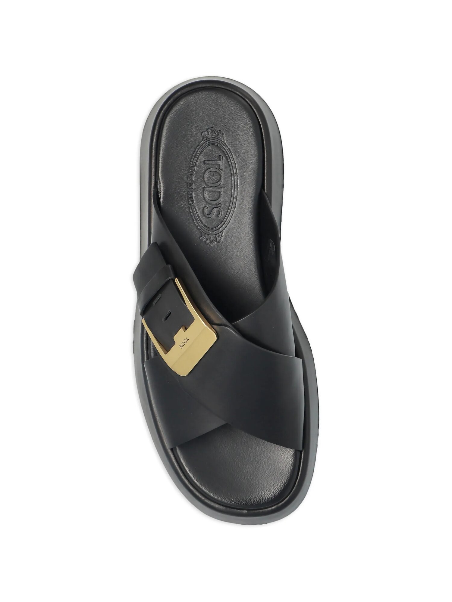 Мюли Tod's Criss-cross mules, размер 38.5, black/black — фото 1