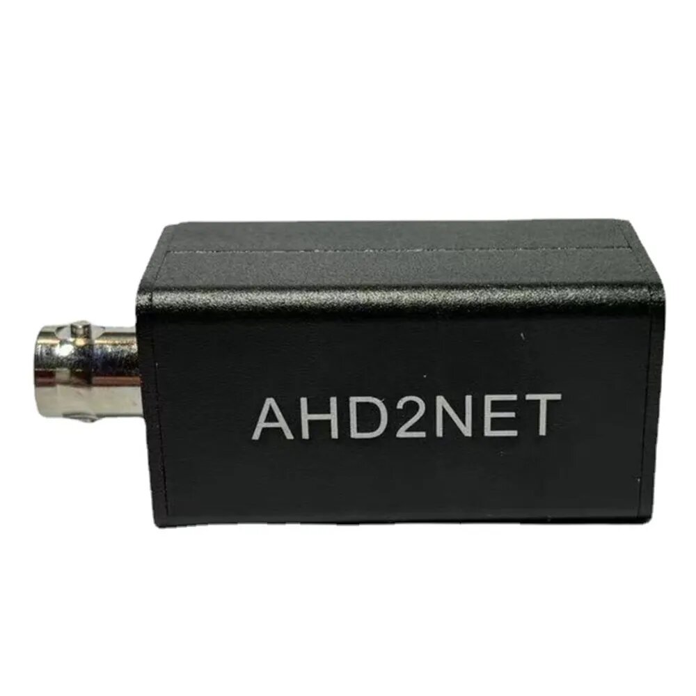 AHD2NET AHD в IP конвертер, AHD/TVI/CVI на IP, BNC вход, RJ45 выход, черный