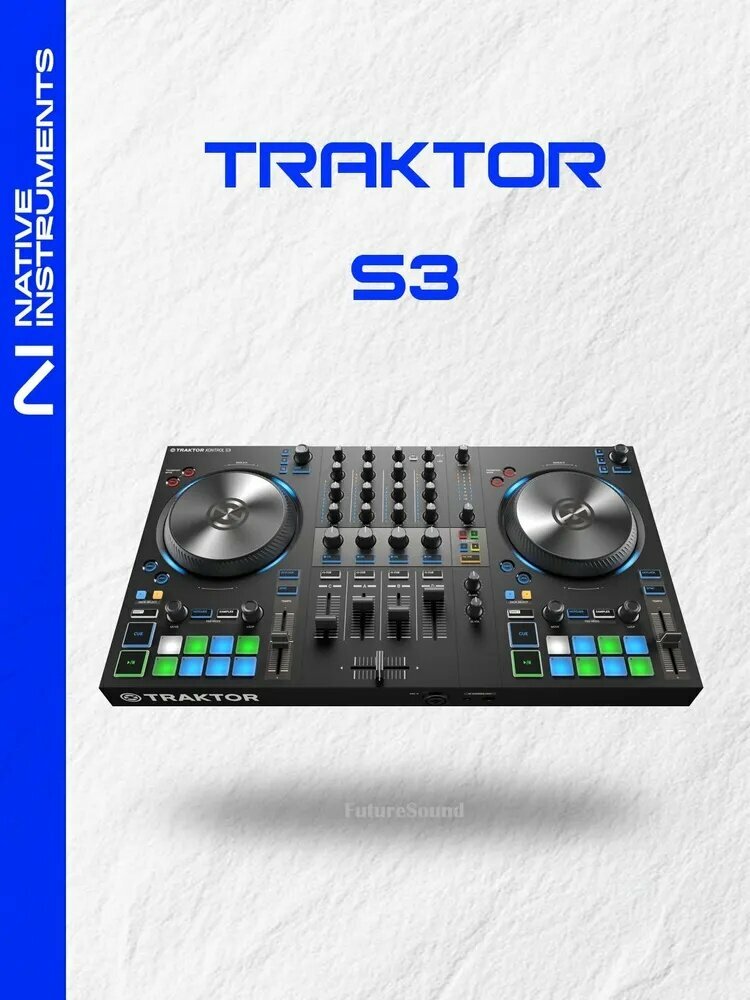 NI TRAKTOR S3 MK3 4 канальный DJ-контроллер
