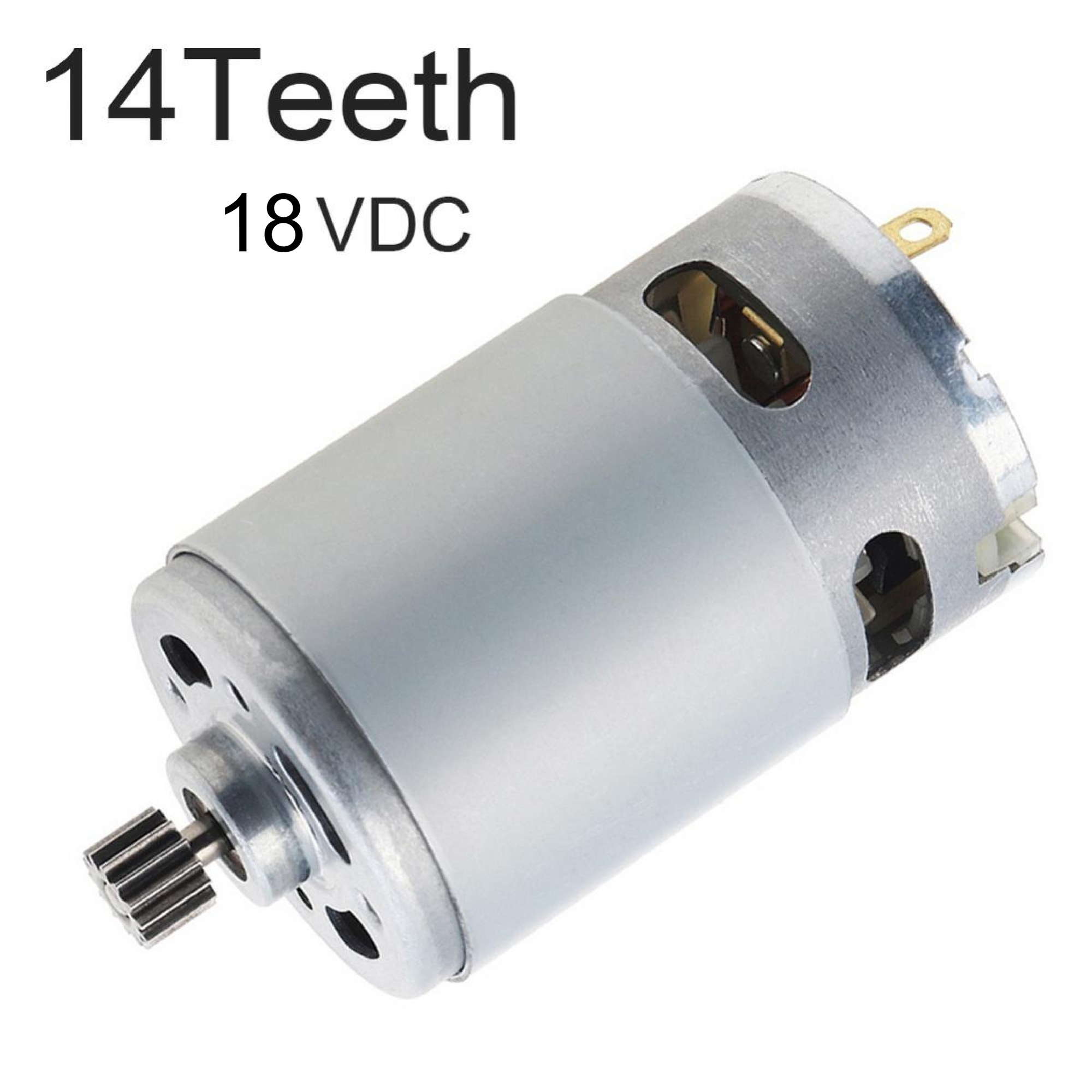 Мотор RS550, 14 зубьев, диаметр 8,4 мм, толщина 7 мм, 25 000 об/мин, 18 В
