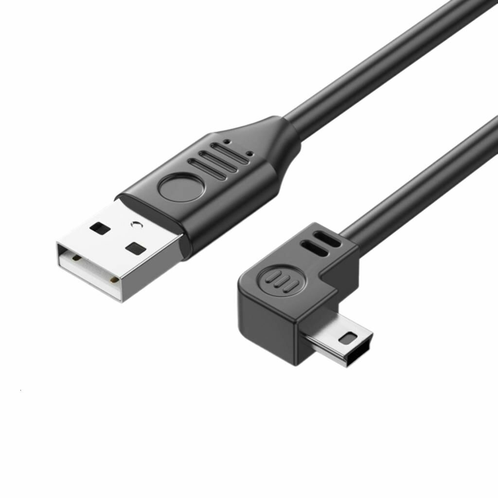 Мини USB кабель для быстрой зарядки и передачи данных, 15cm - слева