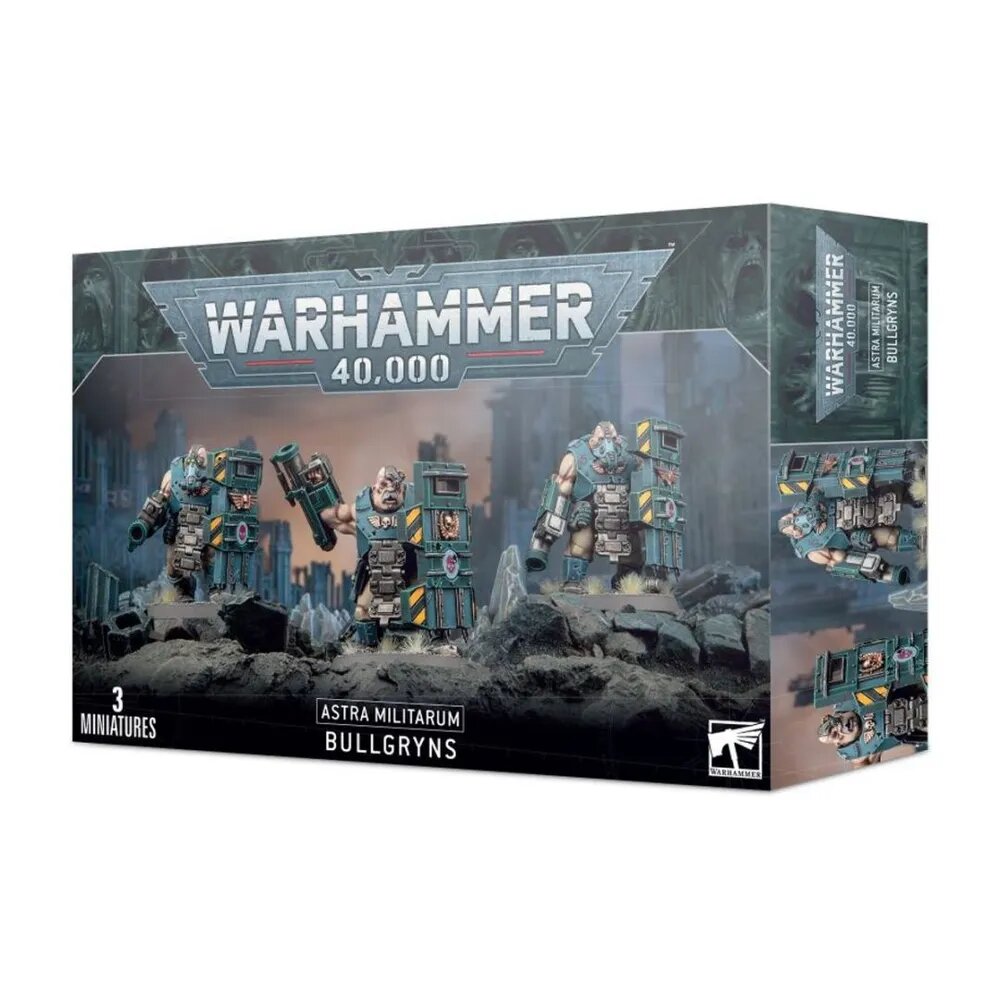 Warhammer 40k Имперская Гвардия ИГ Огрин Набор миниатюр 3 шт. пластик