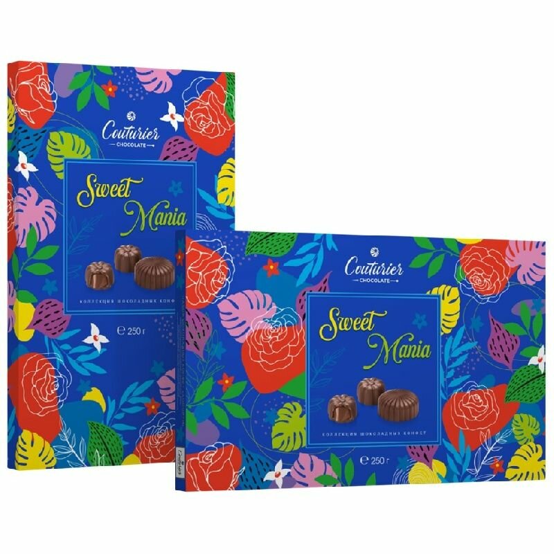 Конфеты COUTURIER шоколадные Ассорти "Sweet Mania" 250г