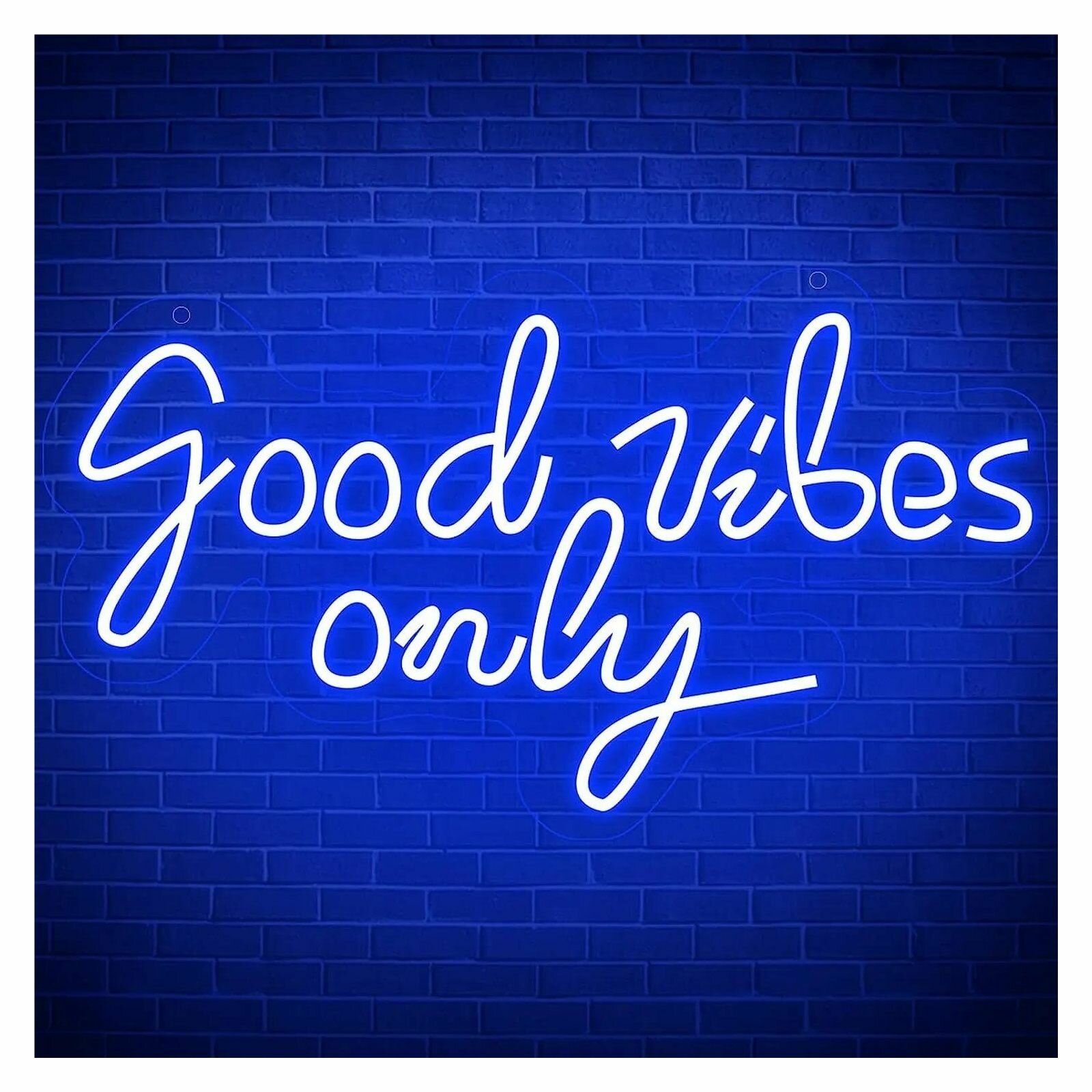 Good Vibes Only Неоновый 40,6смx23,4см