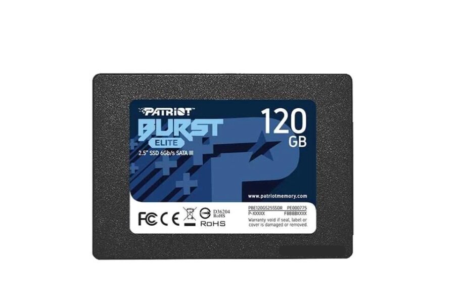 Твердотельный накопитель Patriot Burst Elite 120GB PBE120GS25SSDR