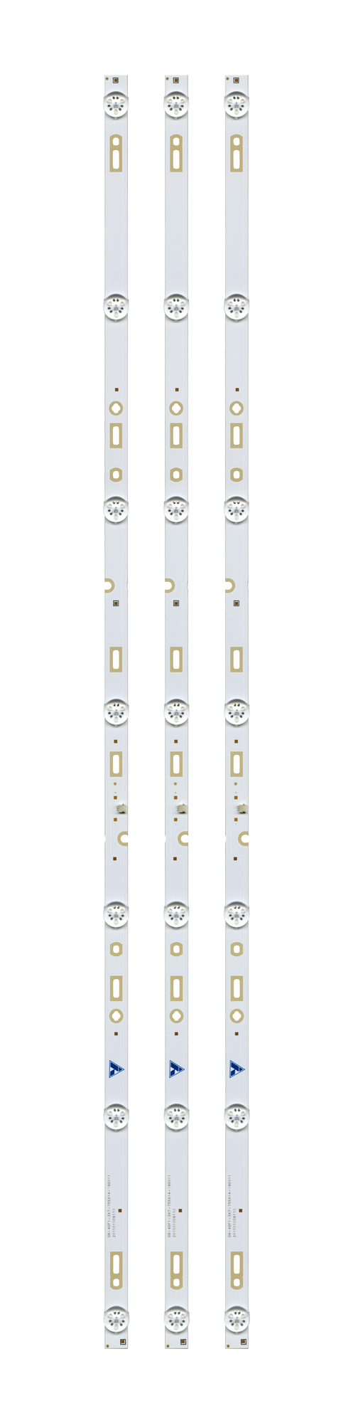 Комплект светодиодной подсветки 06-40F1-3X7-755X14 (3 планки по 750 мм 7 линз)