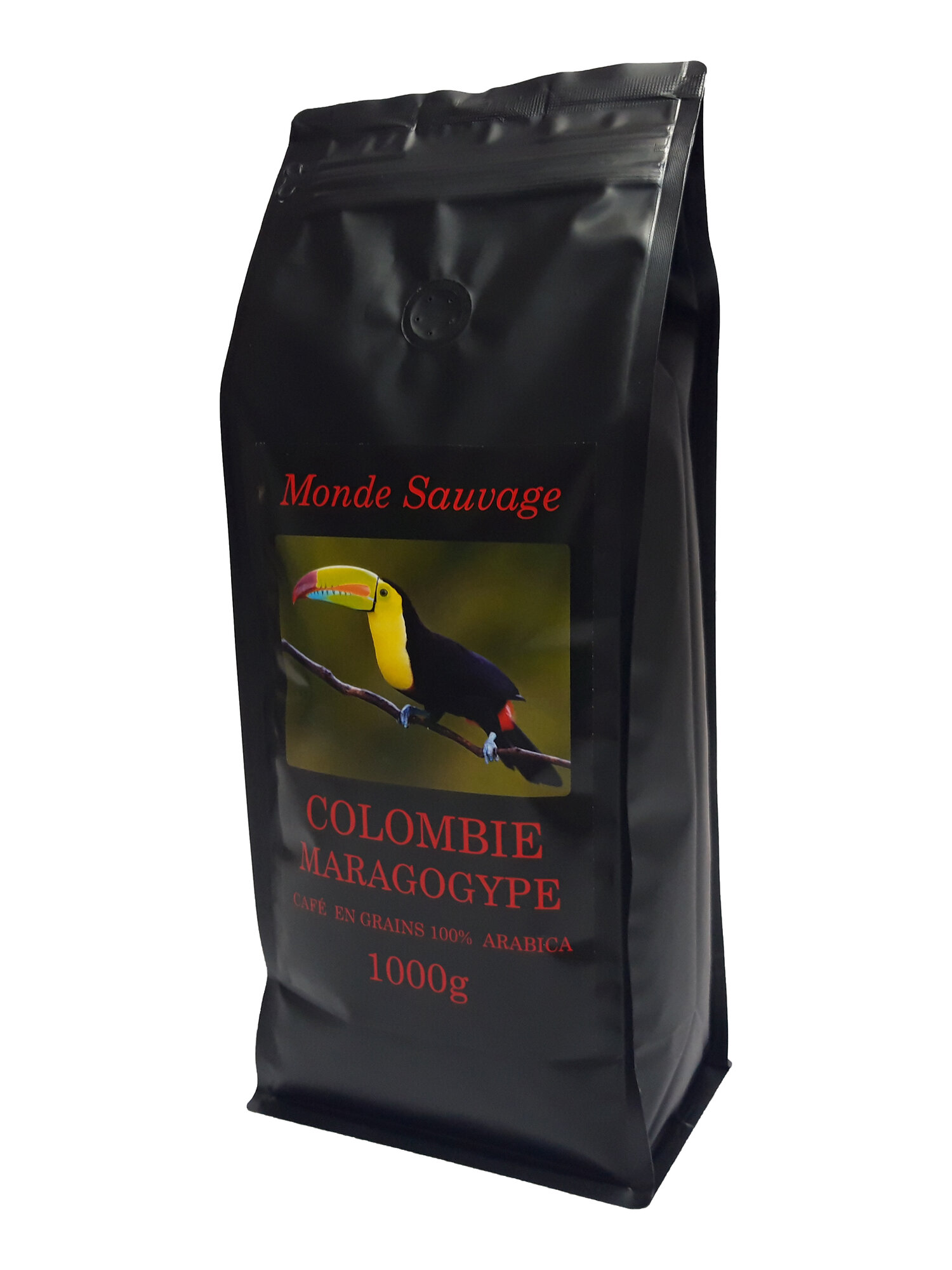 Кофе в зёрнах Монд Саваж Колумбия Марагоджип 1кг