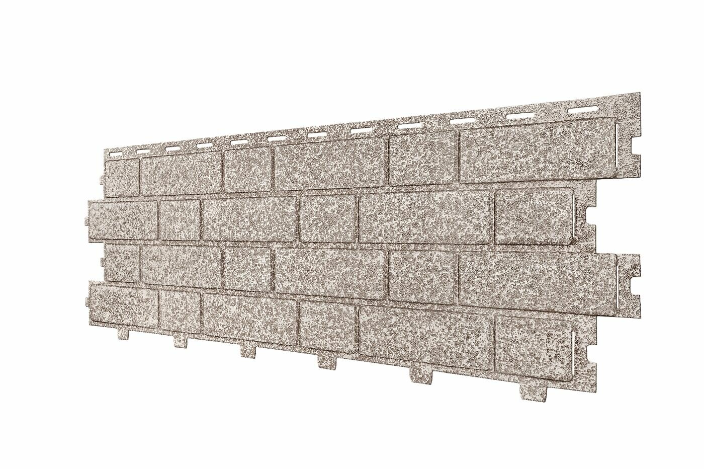 Панель фасадная технониколь формлайт Кирпич Серо-бежевый 1043х305мм/0,38м2 - 16шт/упак