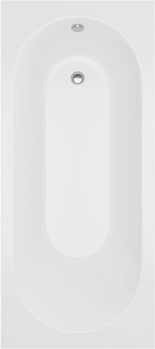 Ванна из литьевого мрамора Delice Bravo 150х70 см, пристенная