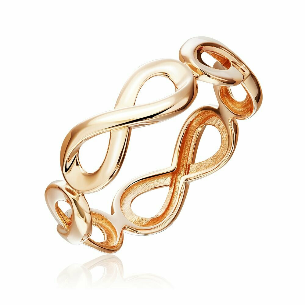 Кольцо, красное золото, 585 проба