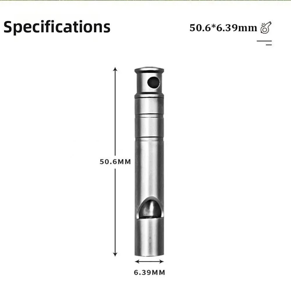 Портативный титановый свисток для выживания 10