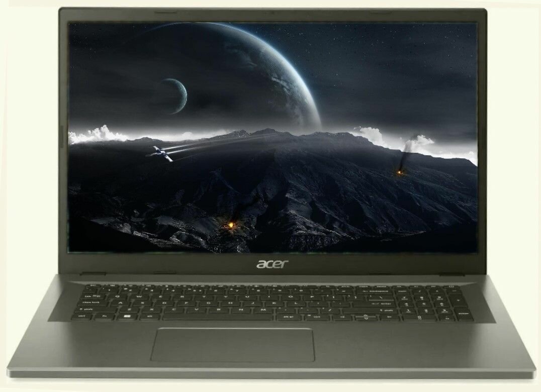 Ноутбук Acer Intel N-Series 3,1ГГц 4 ядер. 17,3' 1920x1080 Intel UHD Graphics Xe 24EUs Windows 11 Pro Русская раскладка