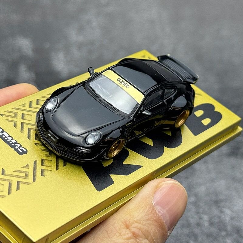 TARMAC Коллекционная модель Porsche 911 (997) RWB 1:64 лимитированная серия с широким обвесом