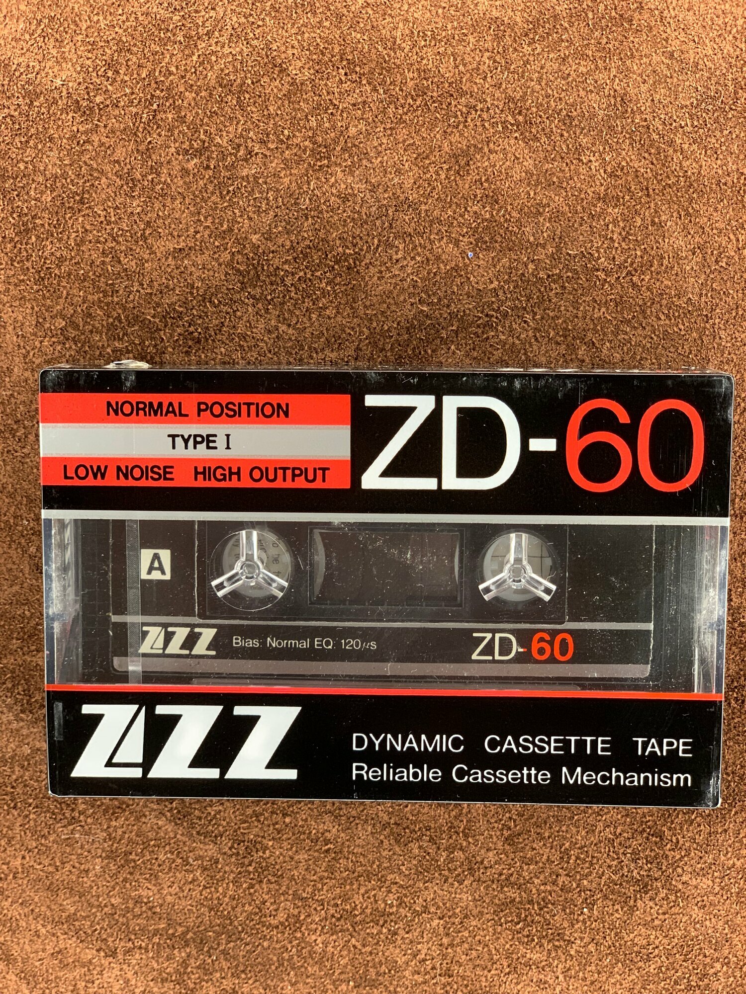 Аудиокассета ZZZ ZD60 редкая коллекционная кассета 90х, новая в плёнке