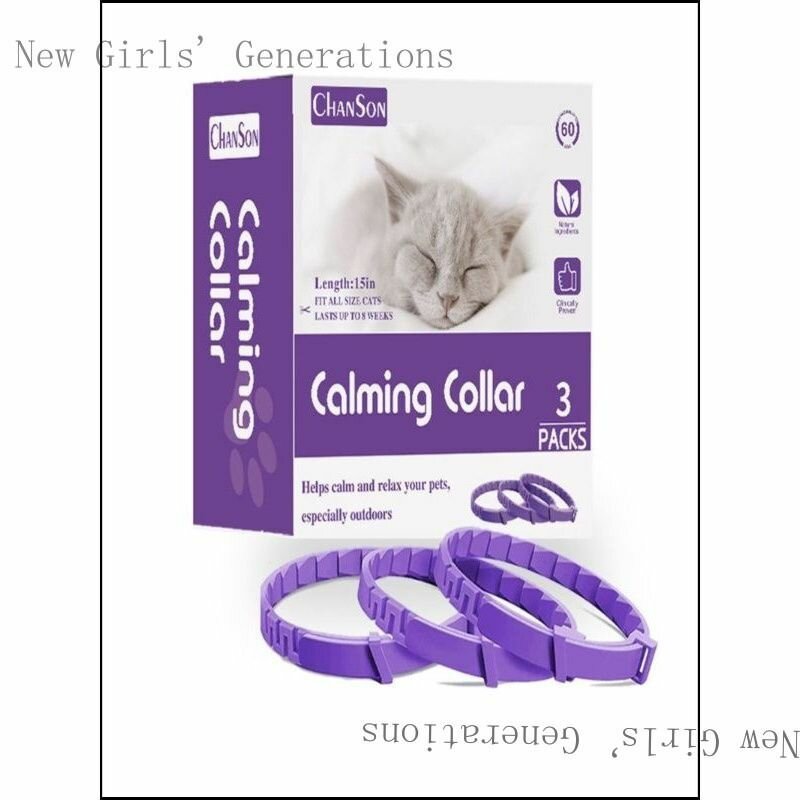 Успокаивающий ошейник для кошек с феромонами для домашних собак, регулируемый, 60 дней, длительный успокаивающий, 3 шт.