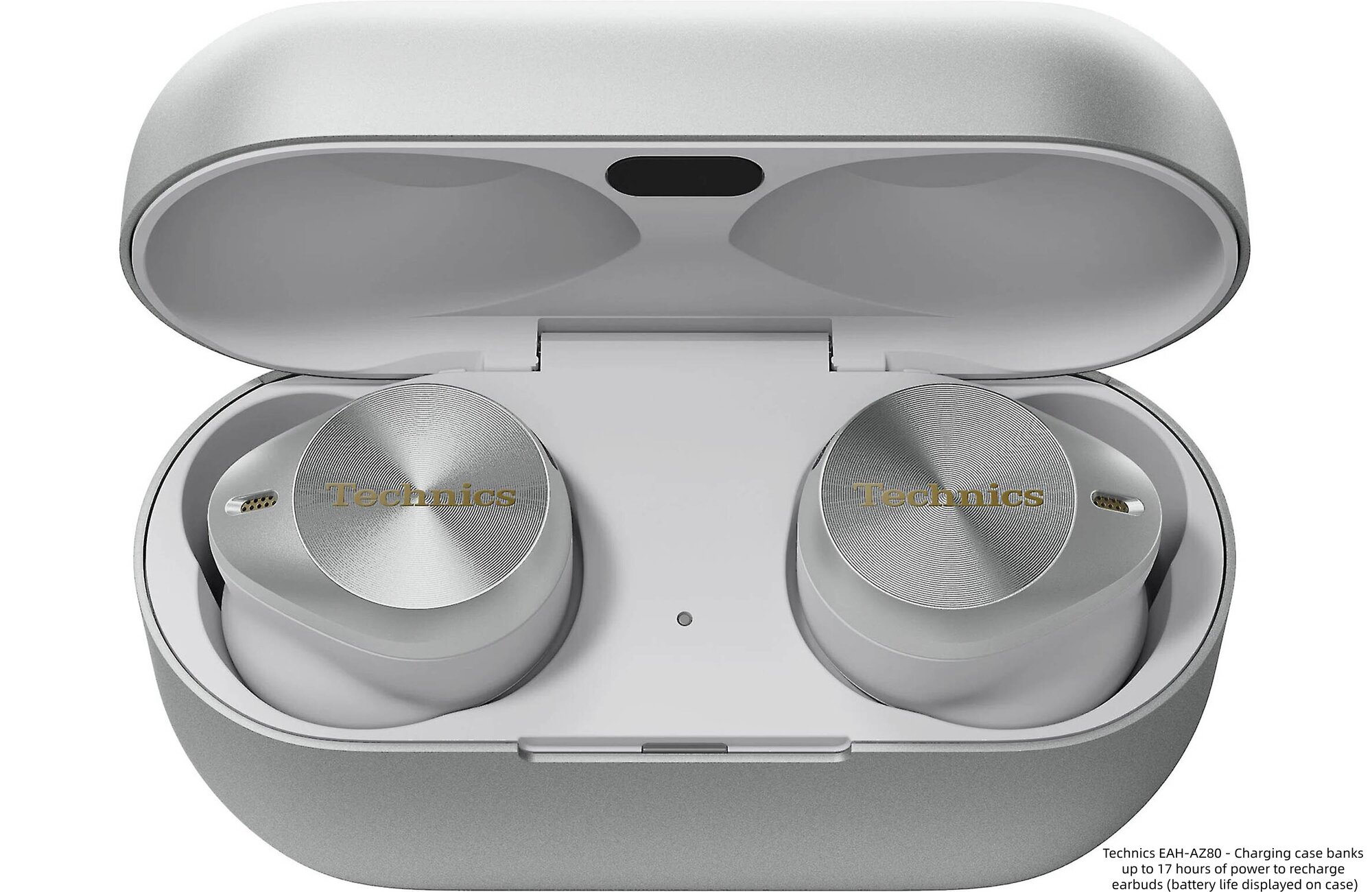 Technics EAH-AZ80 беспроводные наушники с шумоподавлением, серебристые