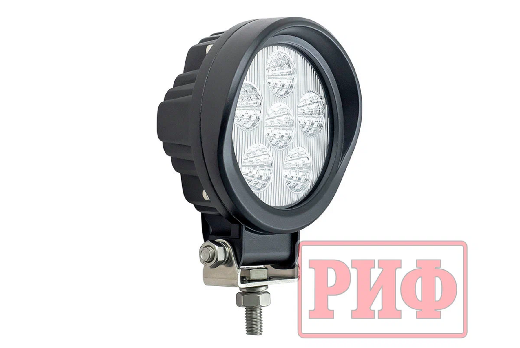 Светодиодная фара водительского света РИФ 115 мм 18W LED, 6500К